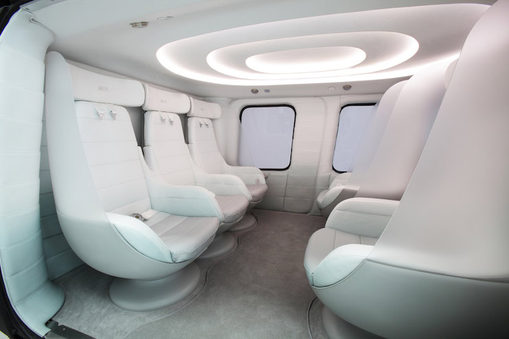 Re-thinking and re-designing the luxury helicopter interior experience