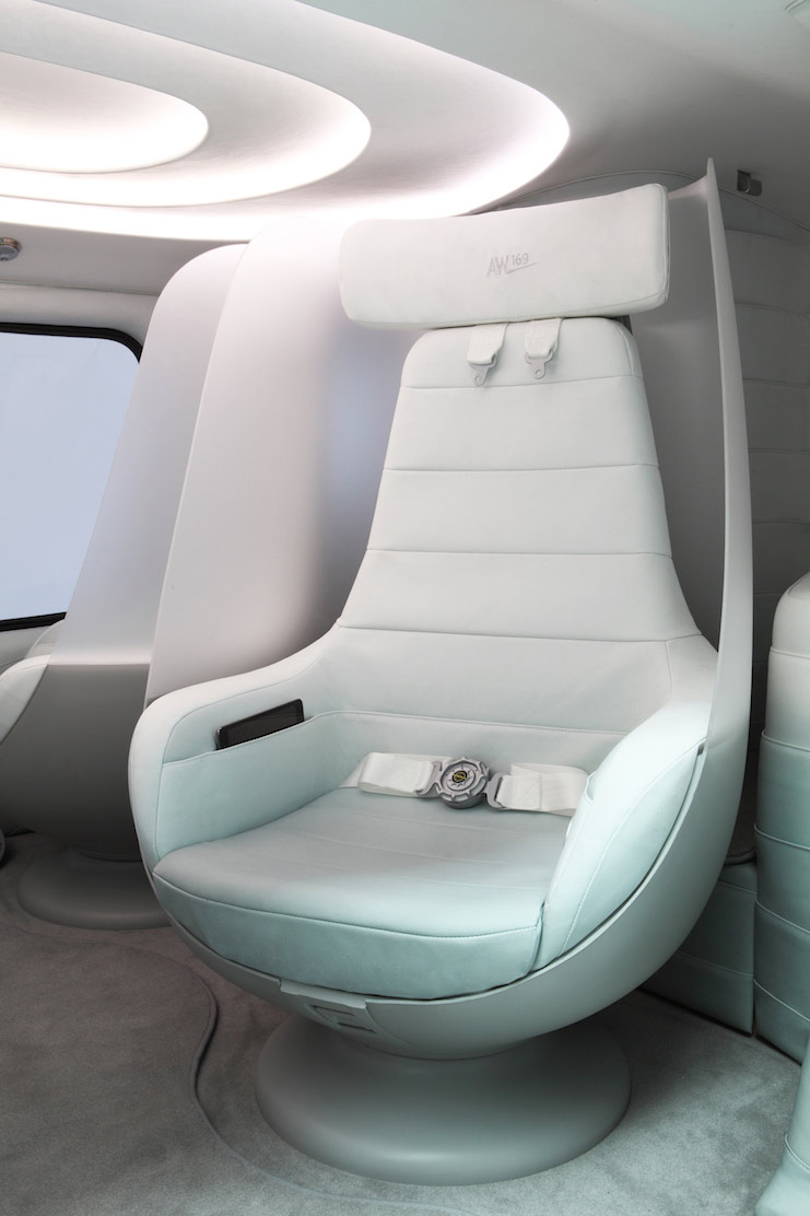 Re-thinking and re-designing the luxury helicopter interior experience