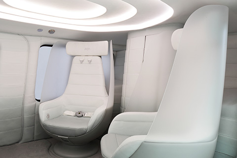 Re-thinking and re-designing the luxury helicopter interior experience