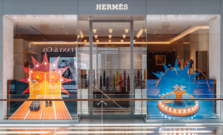 Hermès: design the window displays of their boutiques in Singapore