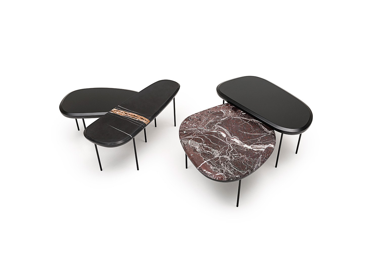 Pebble low tables for Living Divani | Lanzavecchia + Wai Design Studio