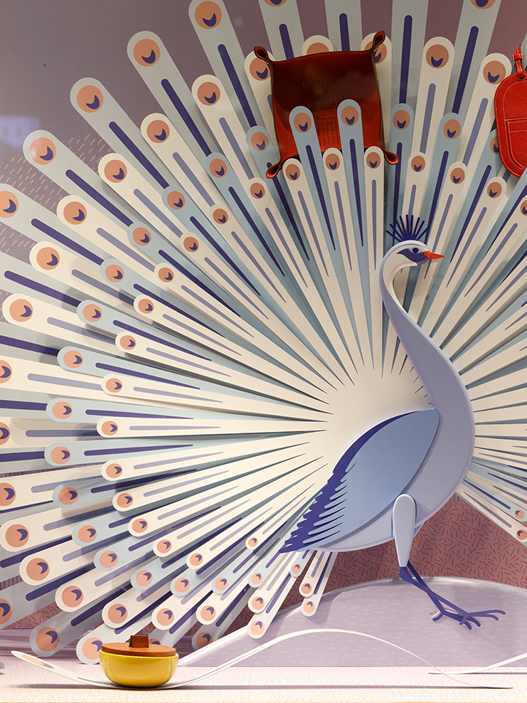 Hermès windows display at Paris CDG airport | Lanzavecchia + Wai Design ...