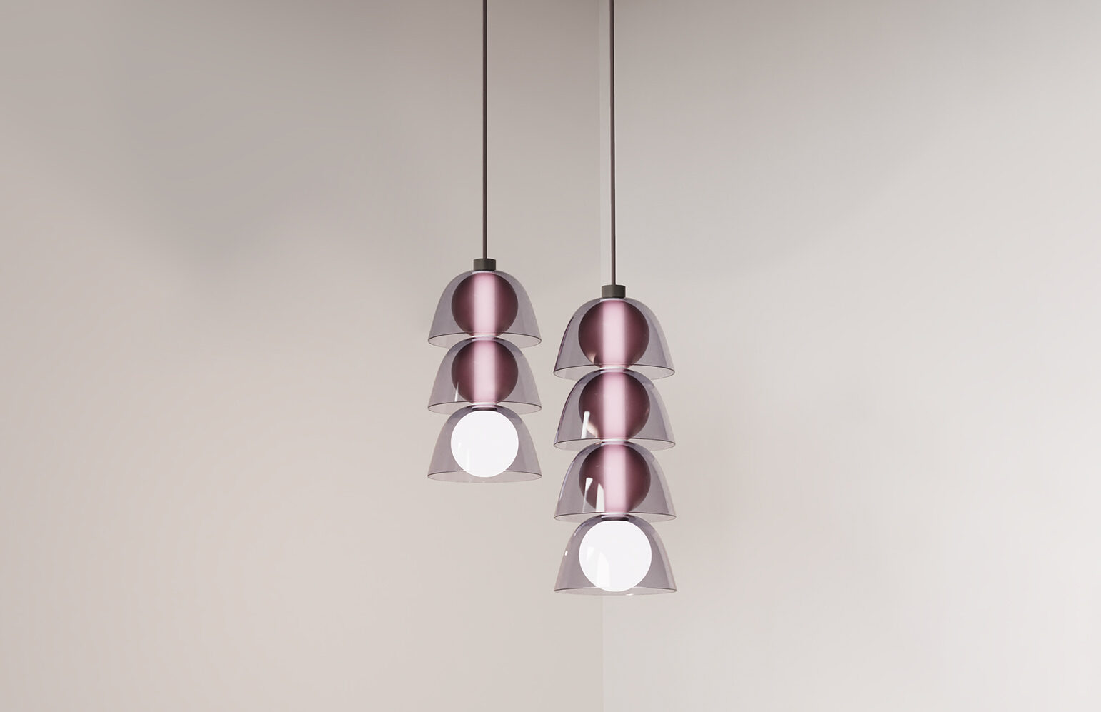 A family of lamps with refined elegance and lightness